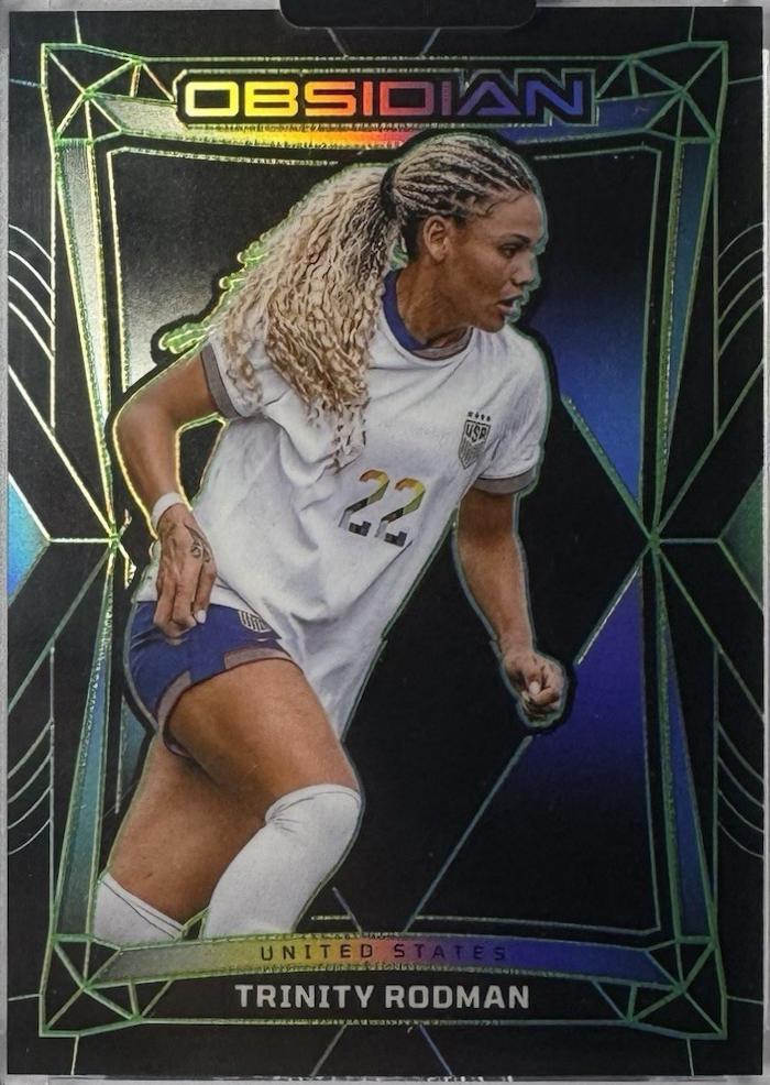 Trinity Rodman [Green] #67 Prices | 2024 Panini Obsidian | Soccer Cards