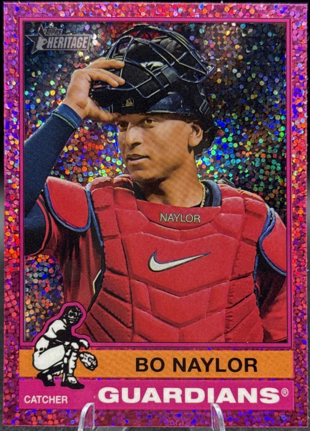 Bo Naylor [Pink Sparkle] #366 Prices | 2025 Topps Heritage | Baseball Cards