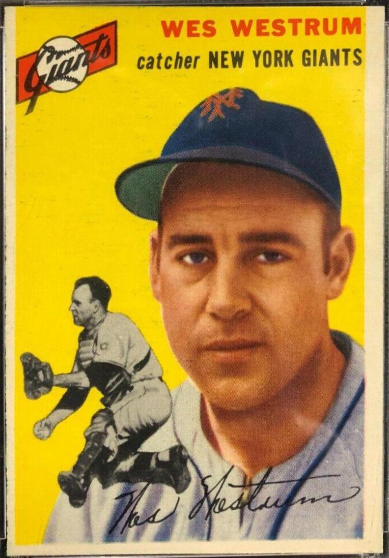 Wes Westrum #180 Prices | 1954 Topps | Baseball Cards