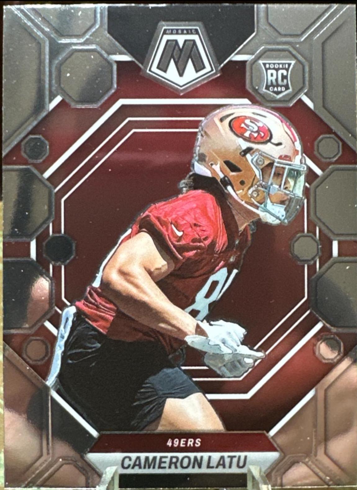 Cameron Latu #295 Prices [Rookie] | 2023 Panini Mosaic | Football Cards