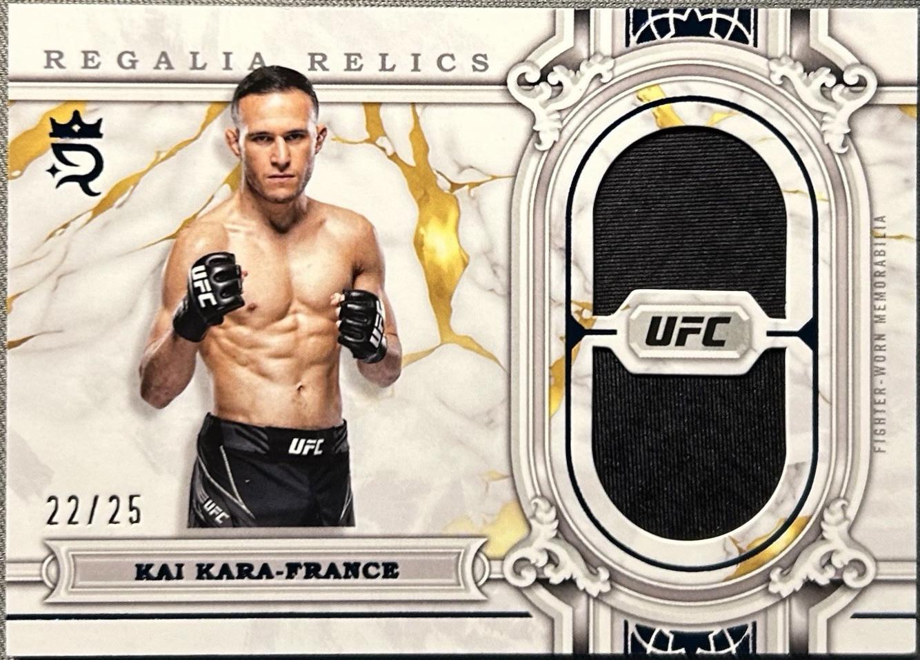 Kai Kara-France [Blue] #RAR-45 Prices | 2024 Topps Royalty UFC Regalia ...