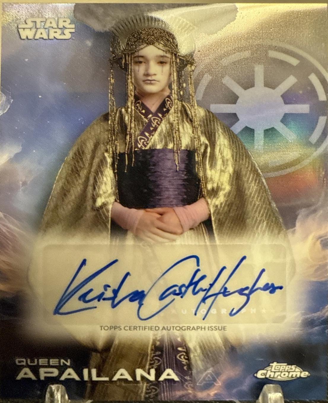 Keisha Castle-Hughes #A-KCH Prices | Star Wars 2025 Topps Chrome ...