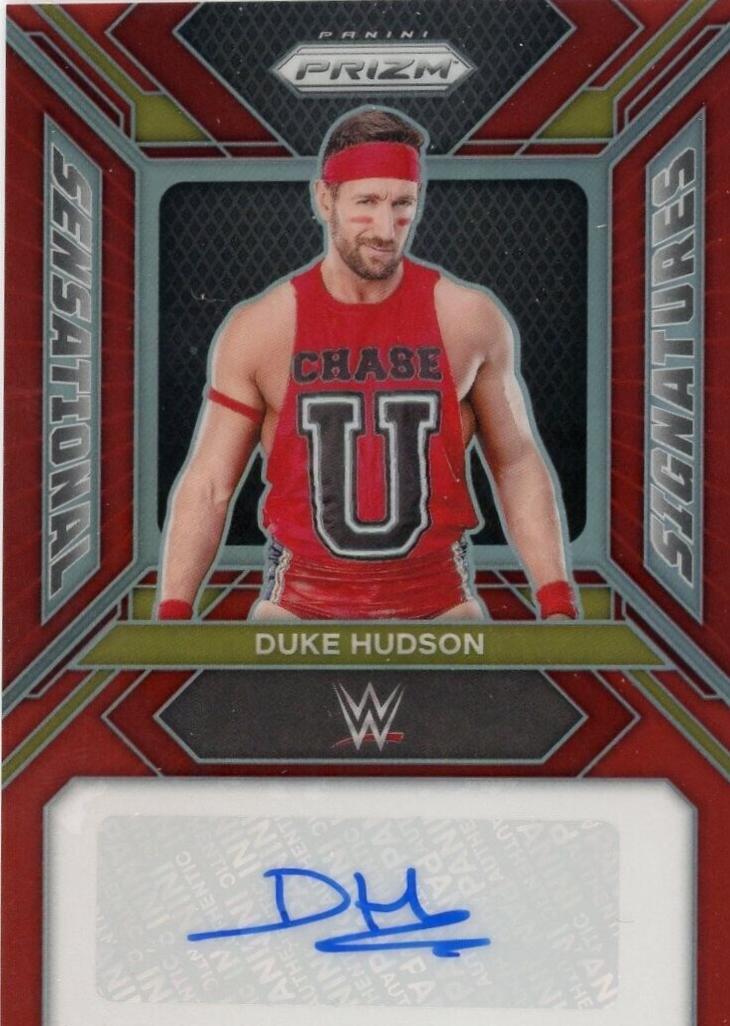Duke Hudson [Red] #SS-DUK Prices | 2024 Panini Prizm WWE Sensational ...