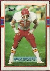Dino Hackett #351 Prices | 1989 Topps | Football Cards