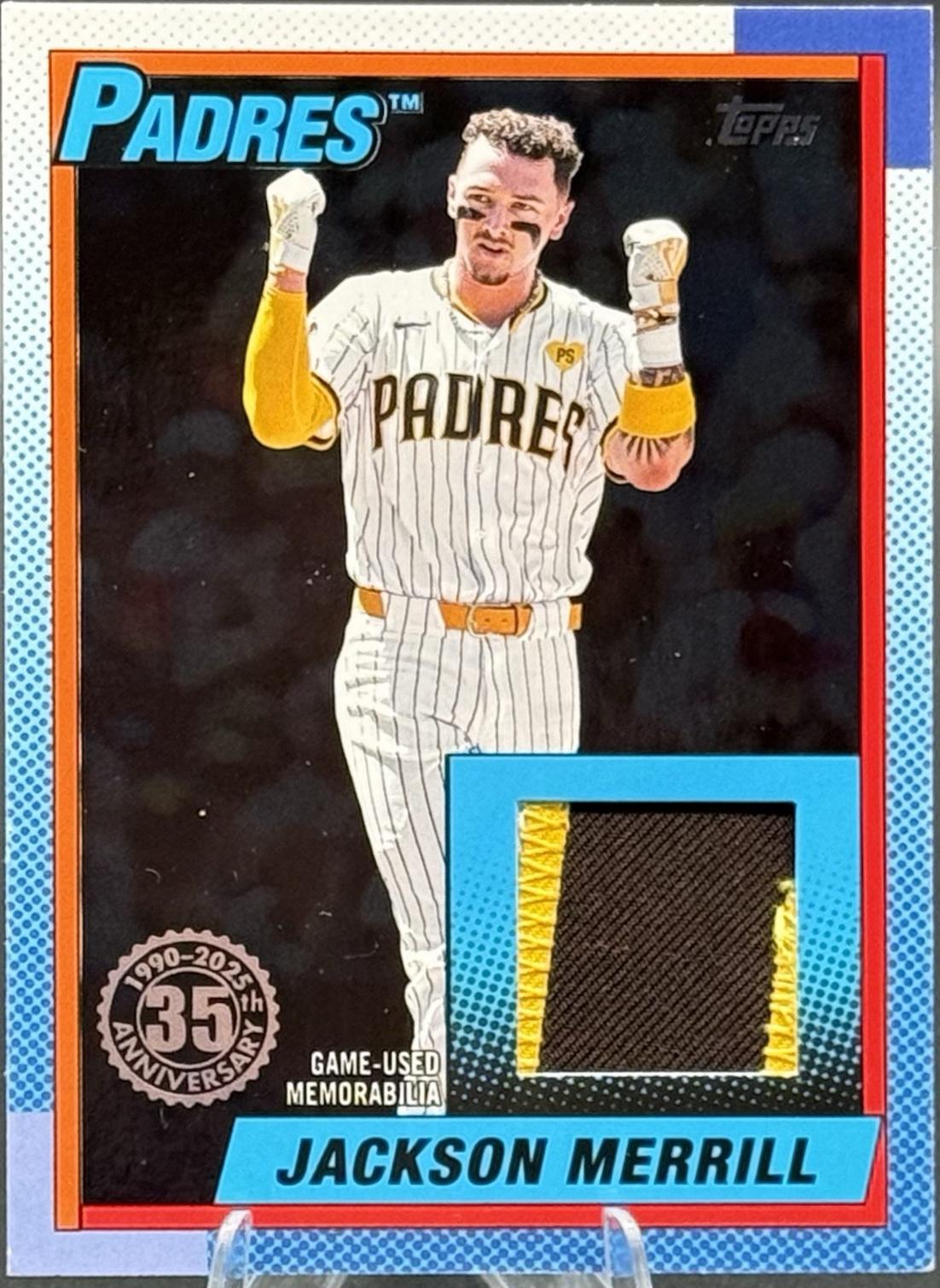 Jackson Merrill [Black] #T90R-JM Prices | 2025 Topps 1990 Relic ...