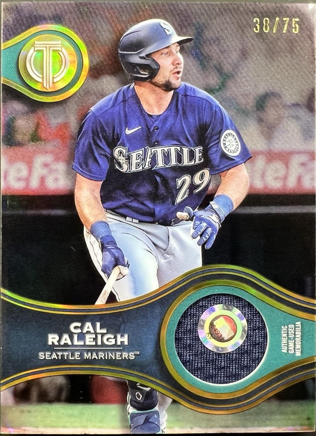 Cal Raleigh [Gold] #SOA-CR Prices | 2025 Topps Tribute Stamp of ...