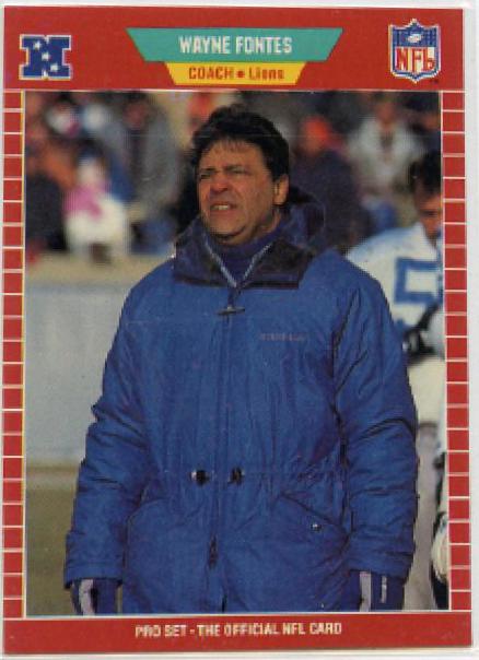 Wayne Fontes #127 Prices | 1989 Pro Set | Football Cards