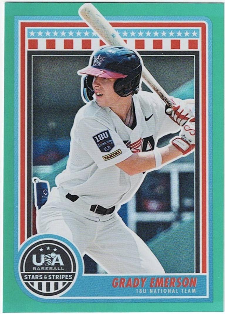 Grady Emerson [Green] #87 Prices | 2025 Panini Stars and Stripes ...
