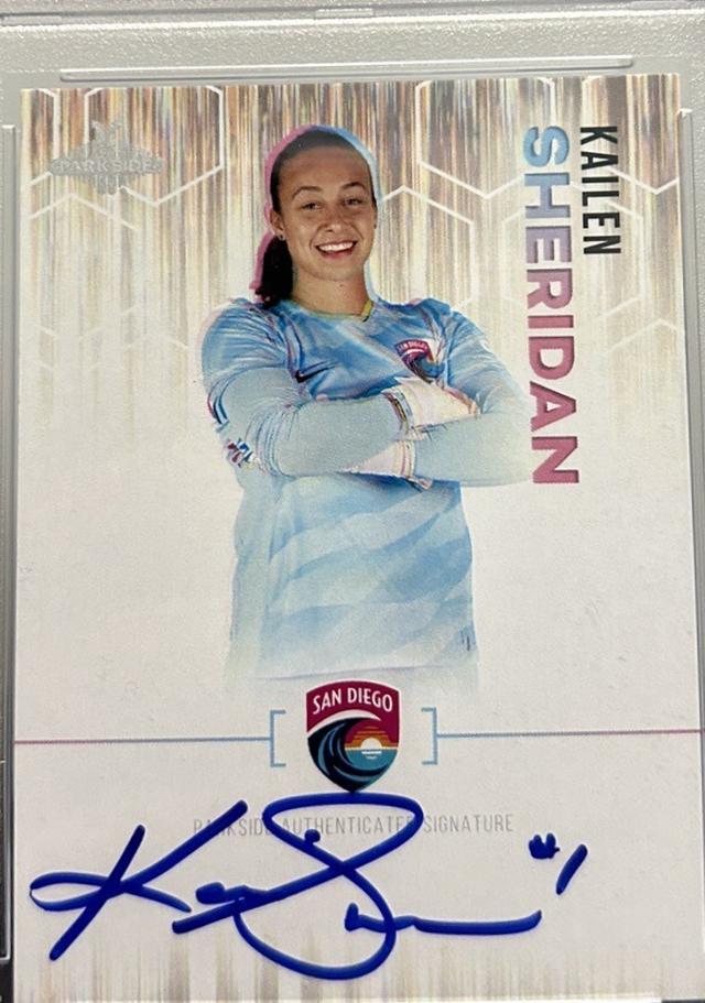 Kailen Sheridan #SS-KS Prices | 2023 Parkside NWSL Signature Series ...