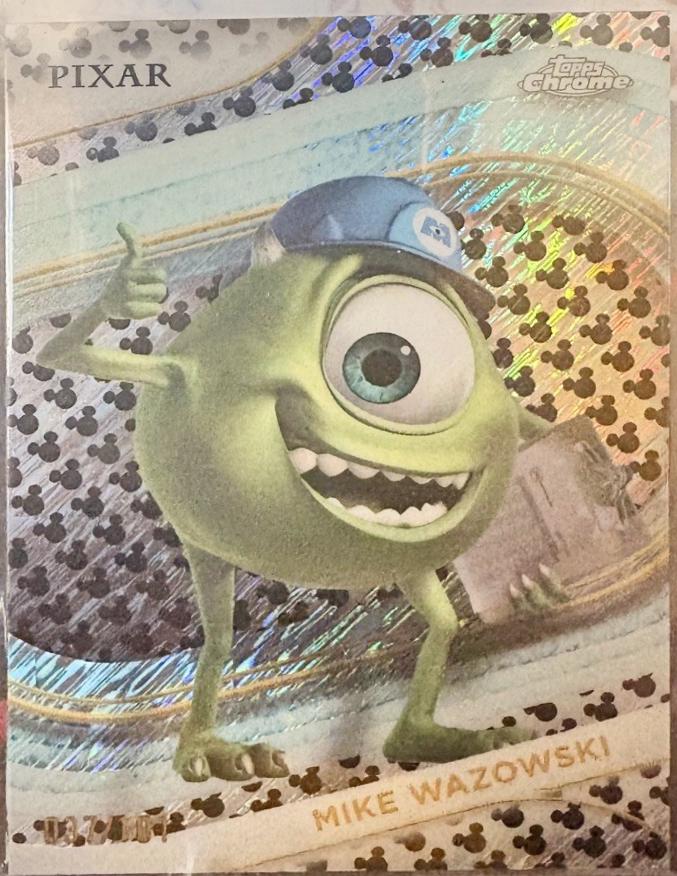 Mike Wazowski [Mickey Mouse Logo] #6 Prices | 2025 Topps Chrome Disney