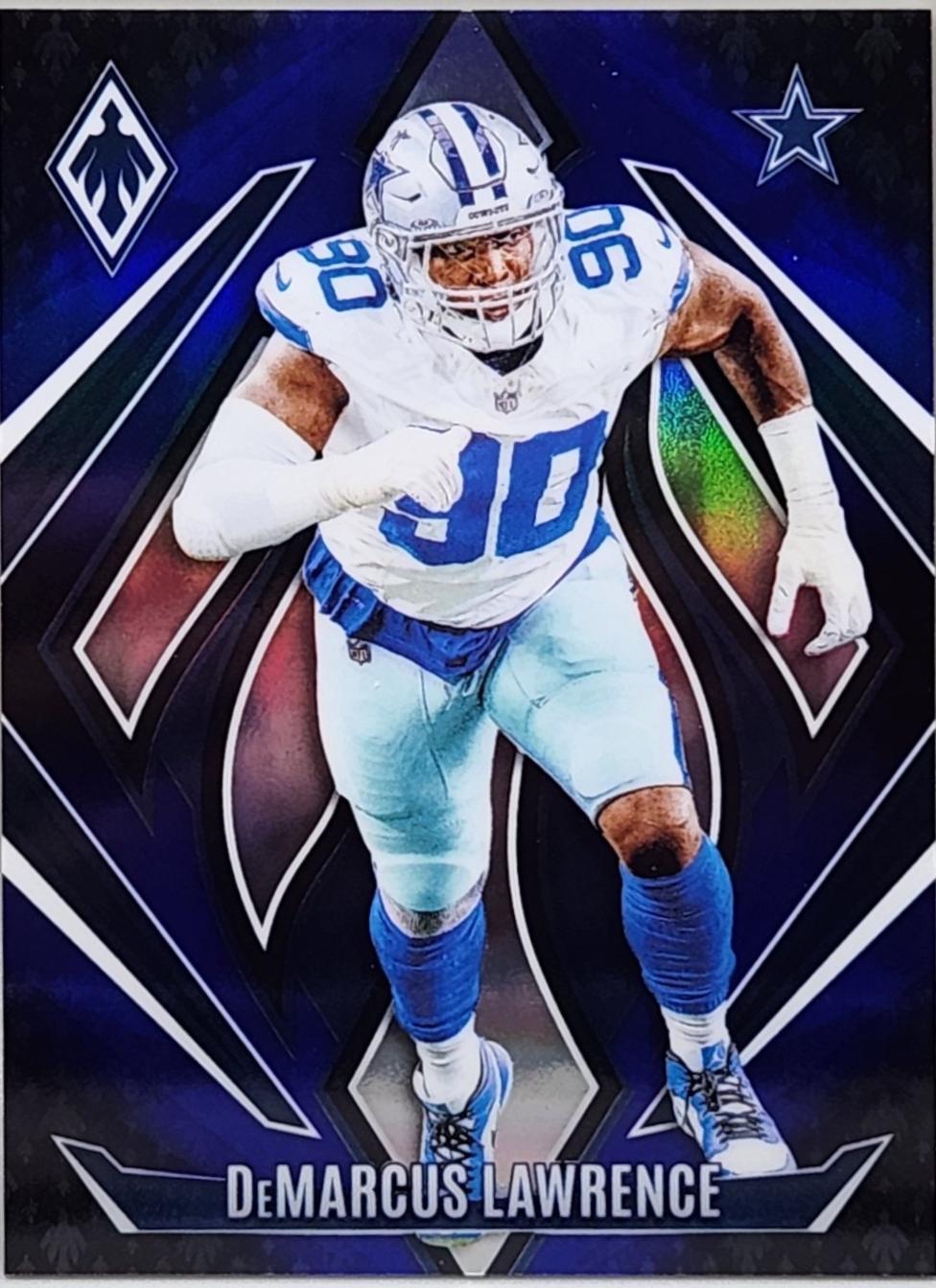 DeMarcus Lawrence [Blue Fade] #40 Prices | 2024 Panini Phoenix ...