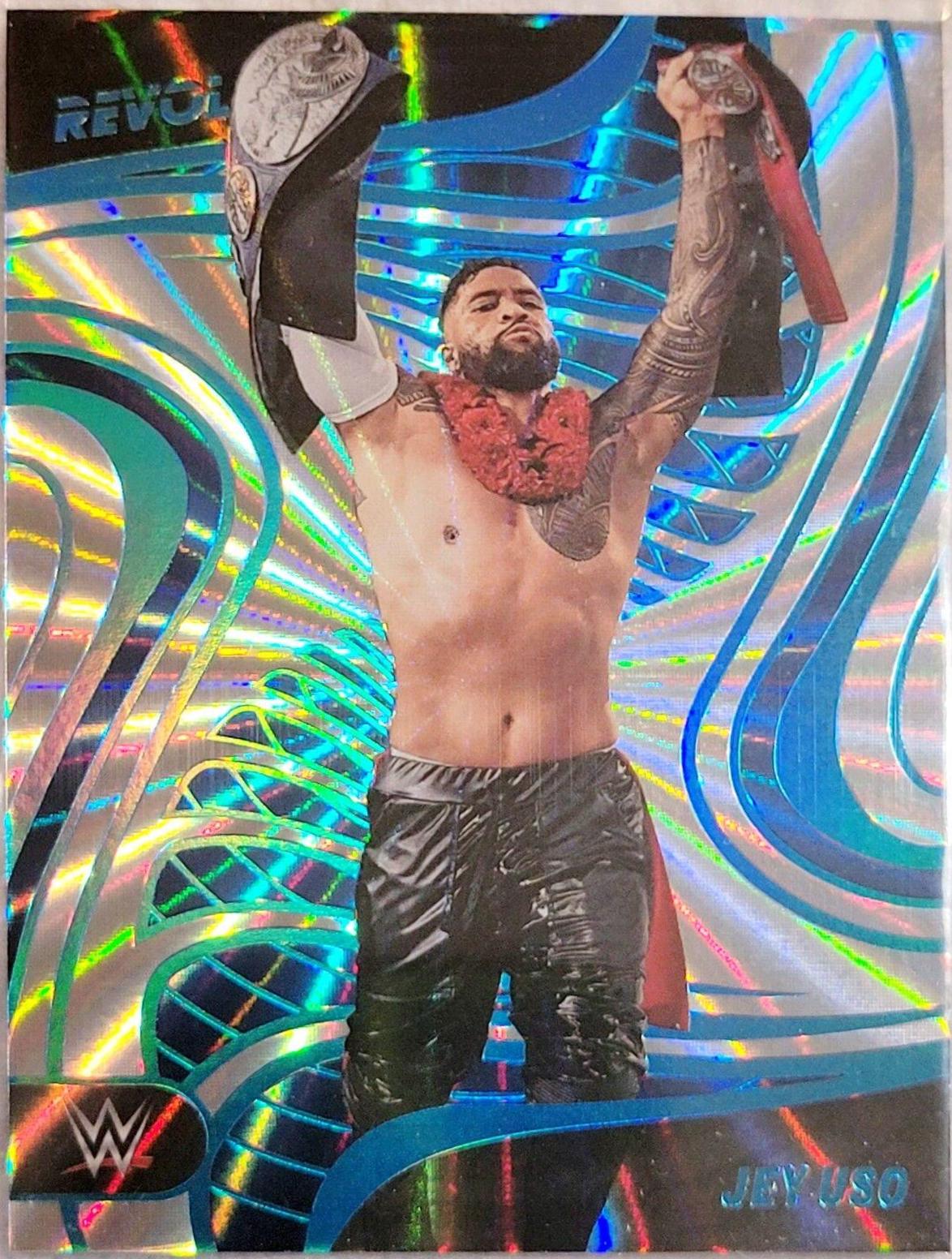 Jimmy Uso, Jey Uso [Sunburst] #136 Prices | 2023 Panini Revolution WWE ...