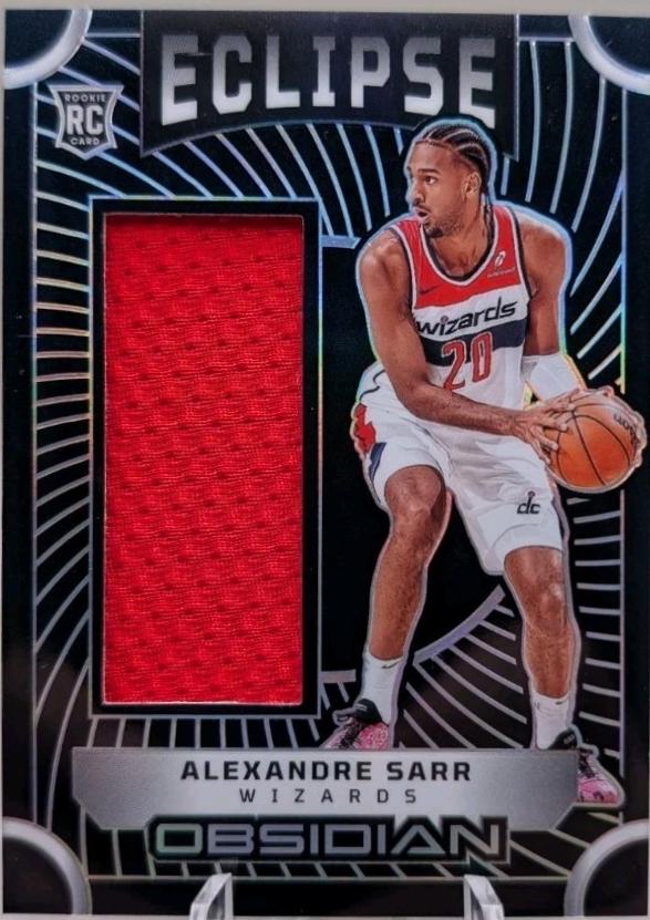 Alexandre Sarr #30 Prices | 2024 Panini Obsidian Eclipse Materials ...