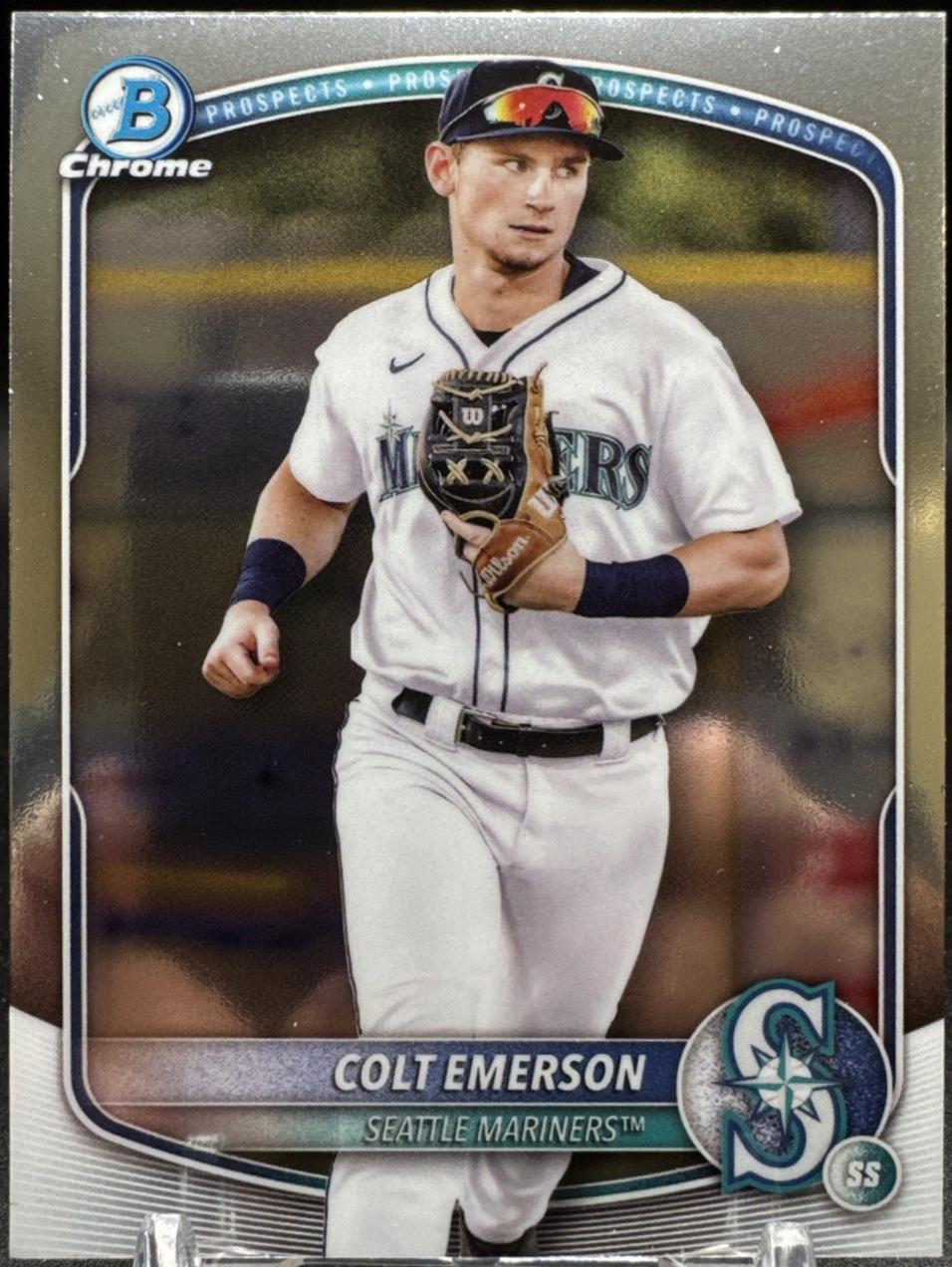 Colt Emerson #BCP-17 Prices | 2025 Bowman Chrome Prospects | Baseball Cards