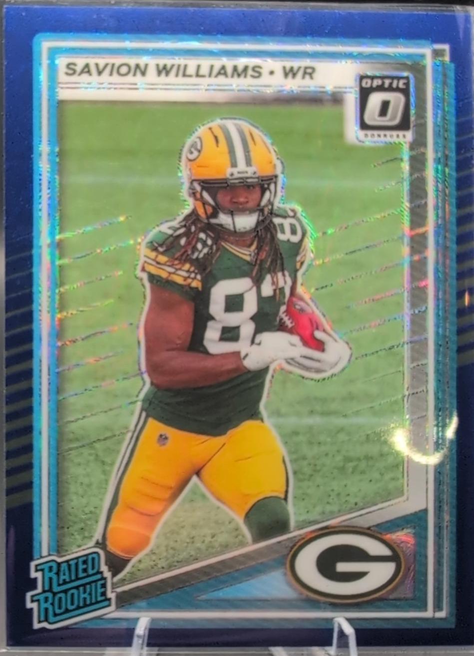 Savion Williams [Blue Scope Optic Preview] #318 Prices | 2025 Panini ...