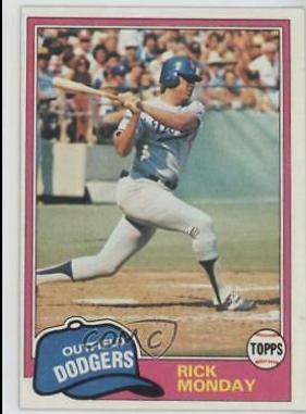 Rick Monday #726 Prices | 1981 Topps | Baseball Cards