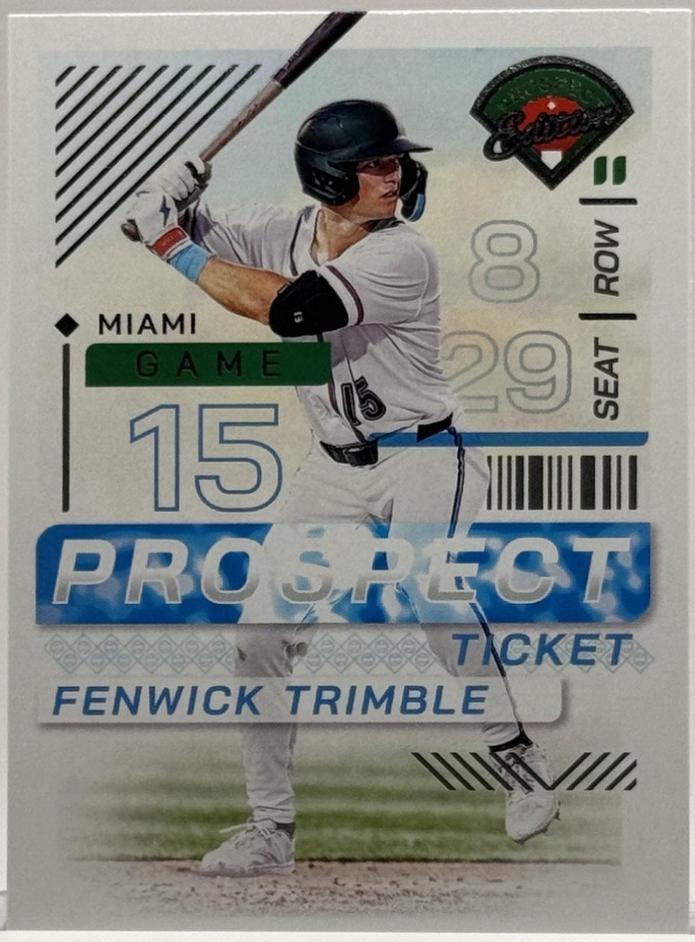 Fenwick Trimble #105 Prices | 2024 Panini Prospect Edition | Baseball Cards