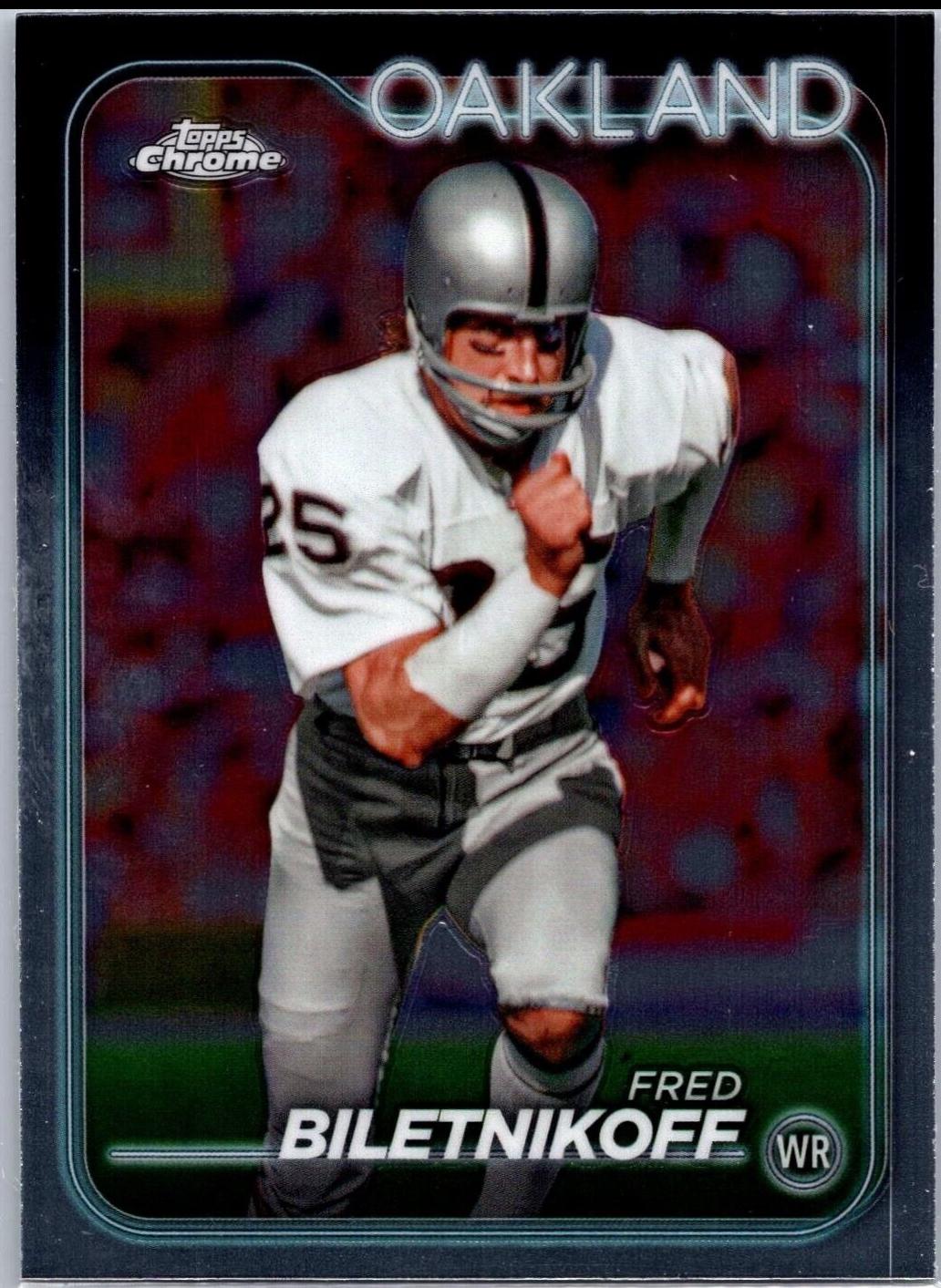 Fred Biletnikoff #152 Prices | 2024 Topps Chrome | Football Cards