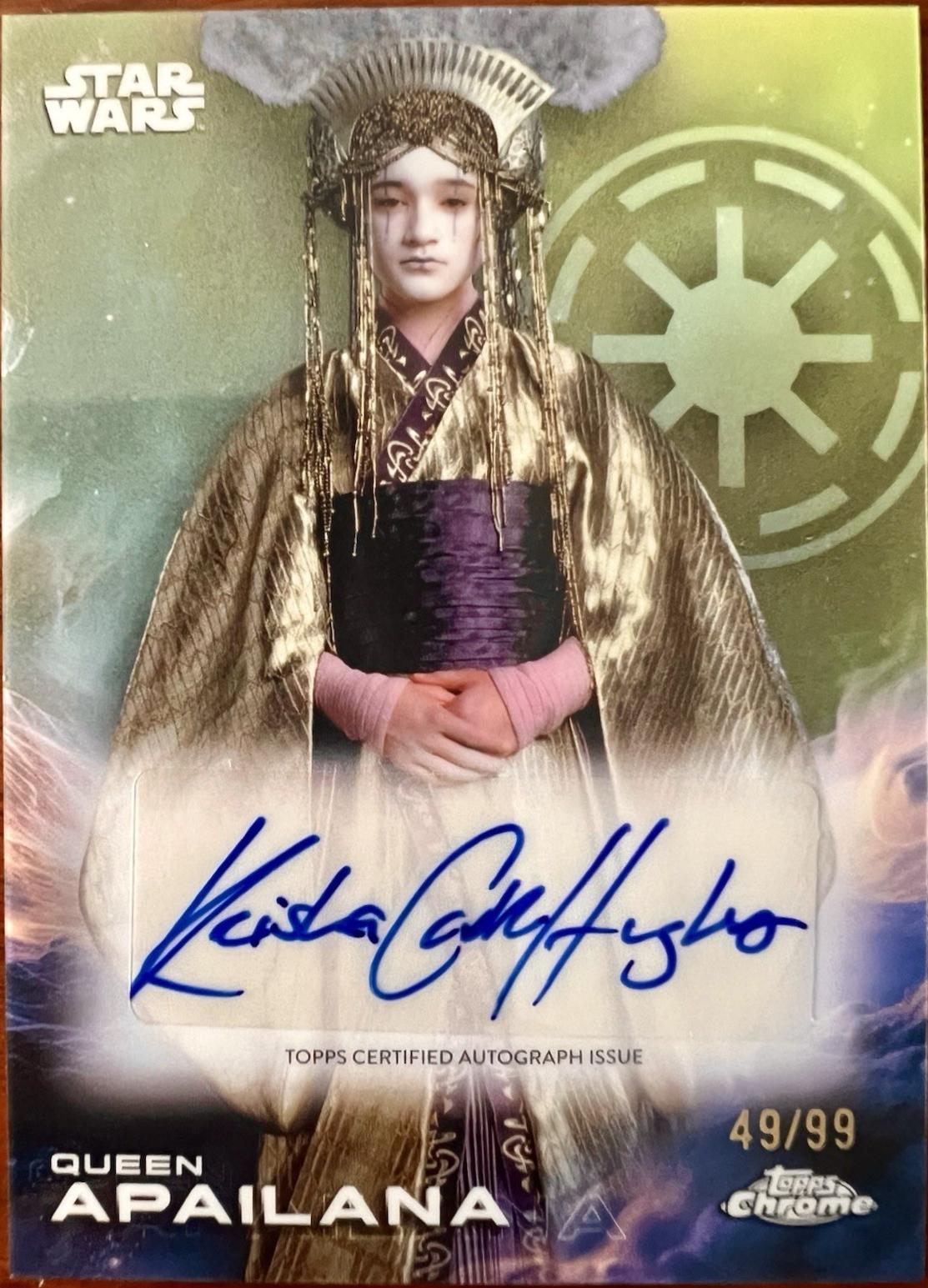 Keisha Castle-Hughes [Green] #A-KCH Prices | Star Wars 2025 Topps ...