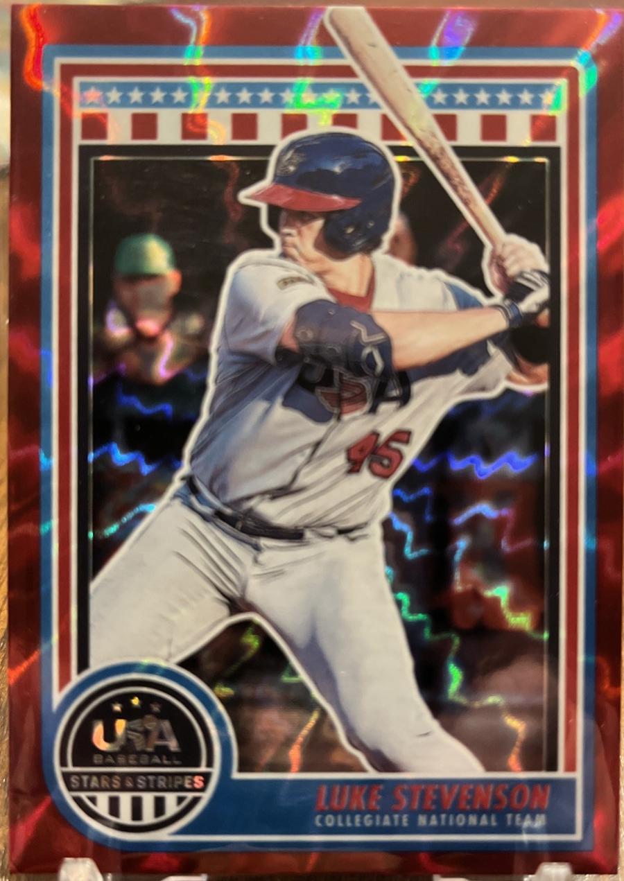 Luke Stevenson [Lightning Red] #71 Prices | 2025 Panini Stars and ...