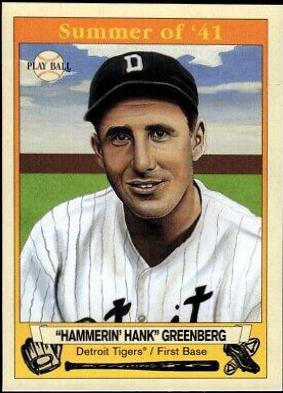 Hank Greenberg [Red Back] #75 Prices | 2003 Upper Deck Play Ball ...