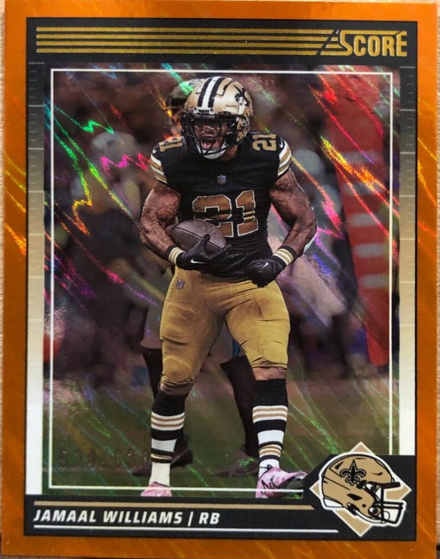 Jamaal Williams [Lava] #201 Prices | 2024 Panini Score | Football Cards