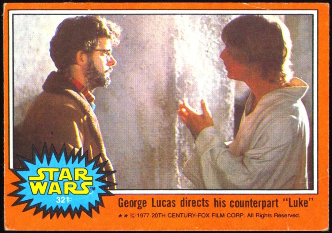 George Lucas directs his counterpart Luke #321 Prices | Star Wars 1977 ...