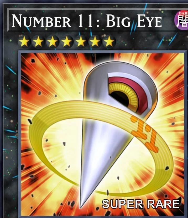 Number 11: Big Eye [Super Rare] RA04-EN062 Prices | YuGiOh Quarter ...