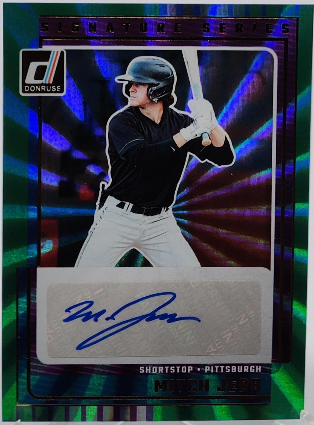 Mitch Jebb [Green Laser] #SG-MJB Prices | 2025 Panini Donruss Signature ...