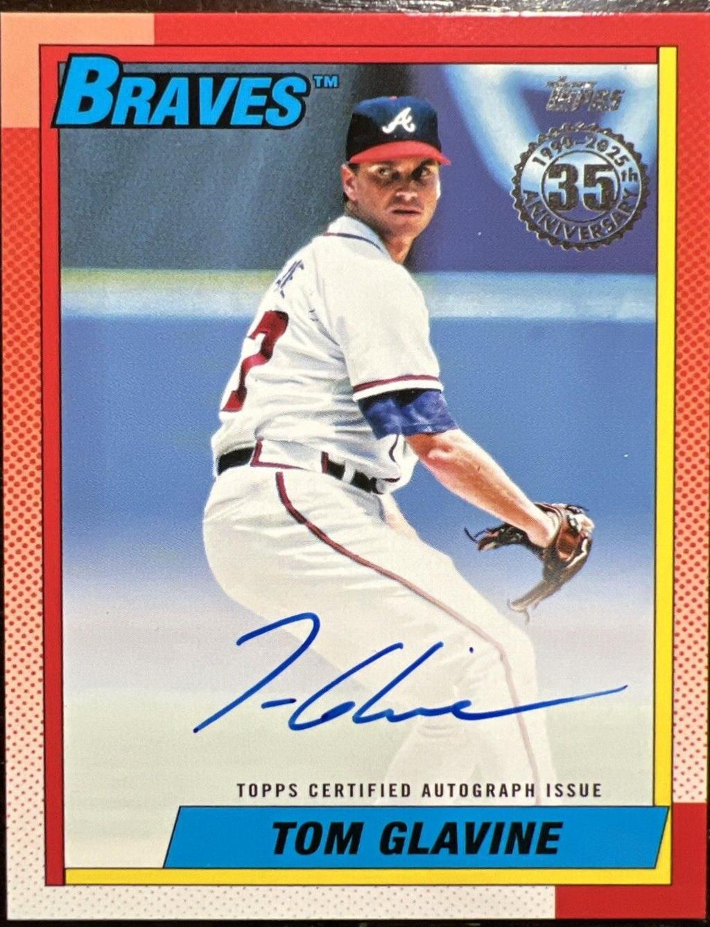 Tom Glavine #90A-TGL Prices | 2025 Topps 1990 Autograph | Baseball Cards