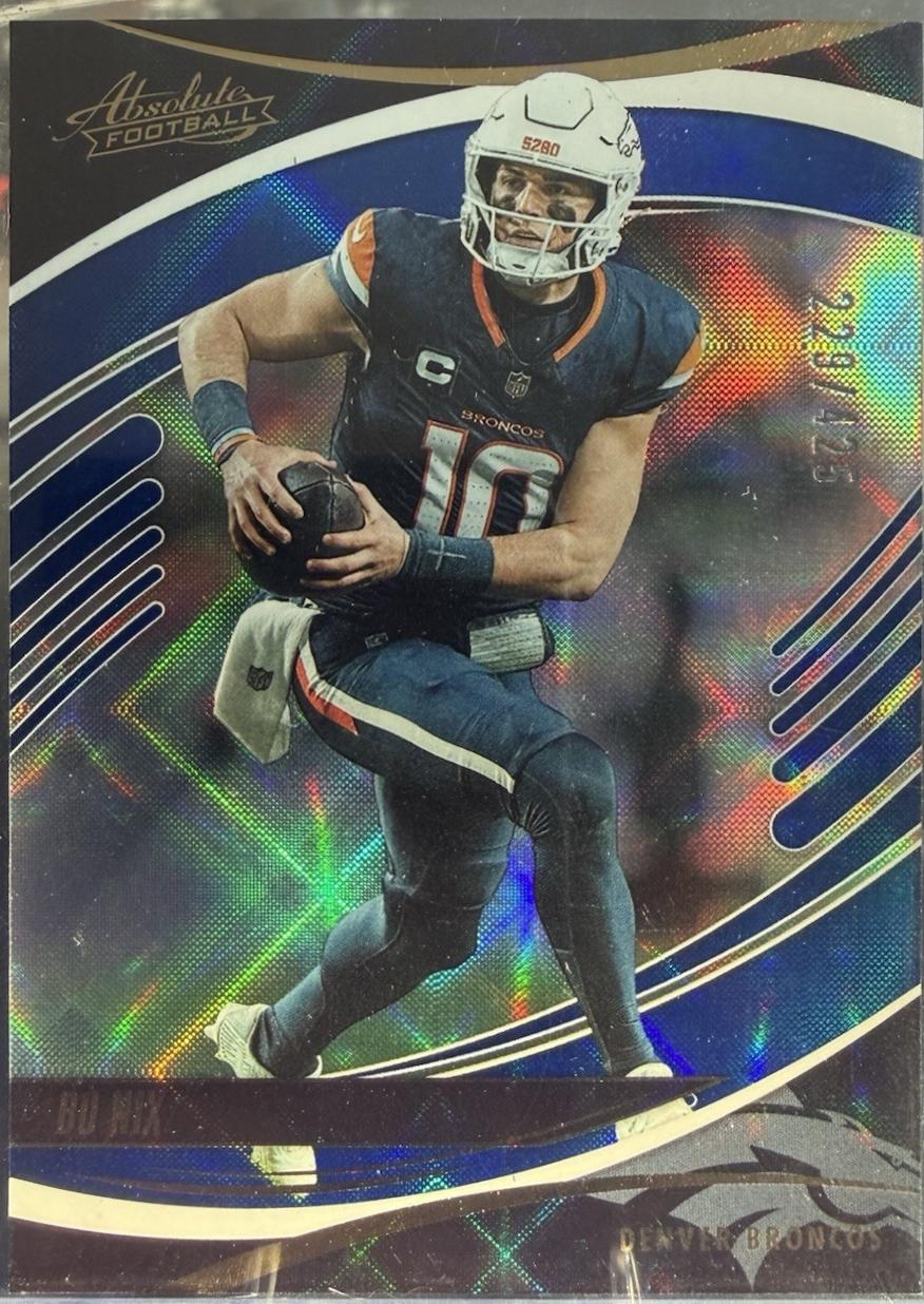 Bo Nix [Blue Diamonds] #65 Prices | 2025 Panini Absolute | Football Cards