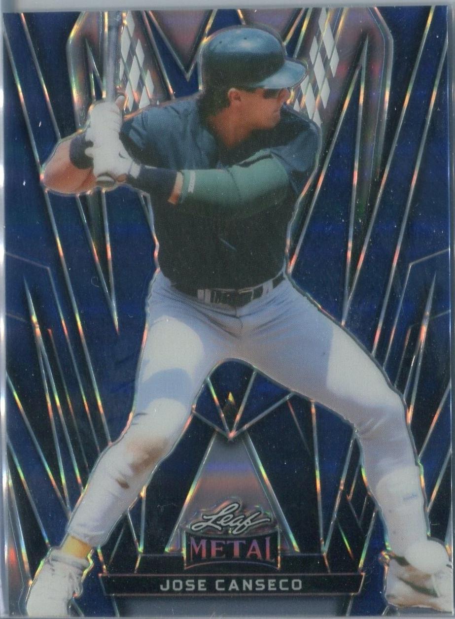 Jose Canseco [Blue Prismatic] #36 Prices | 2024 Leaf Metal | Baseball Cards