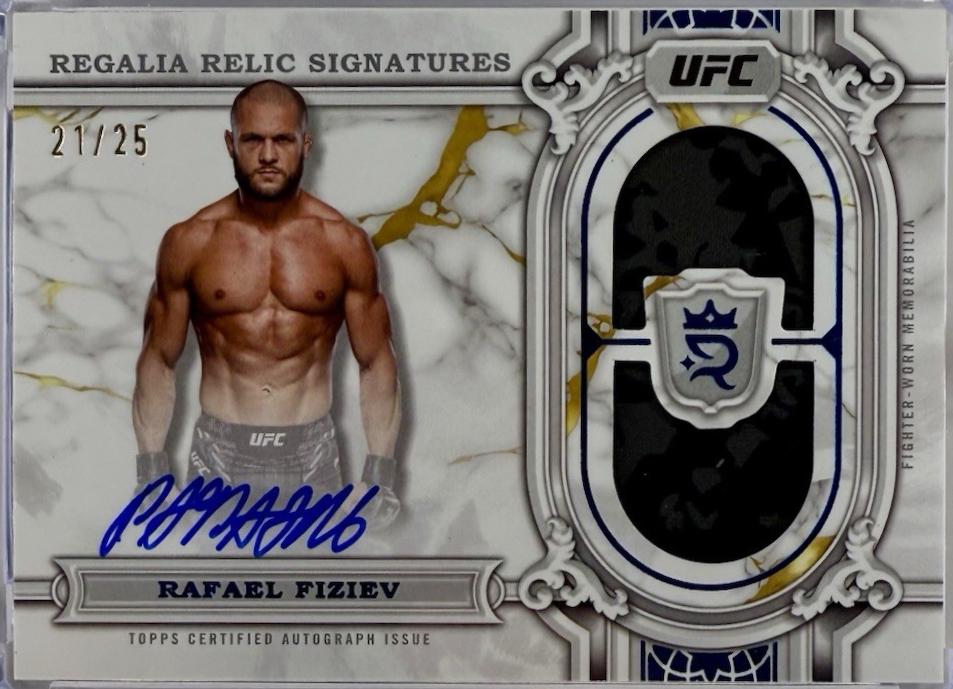 Rafael Fiziev [Blue] #RRS-RFV Prices | 2024 Topps Royalty UFC Regalia ...