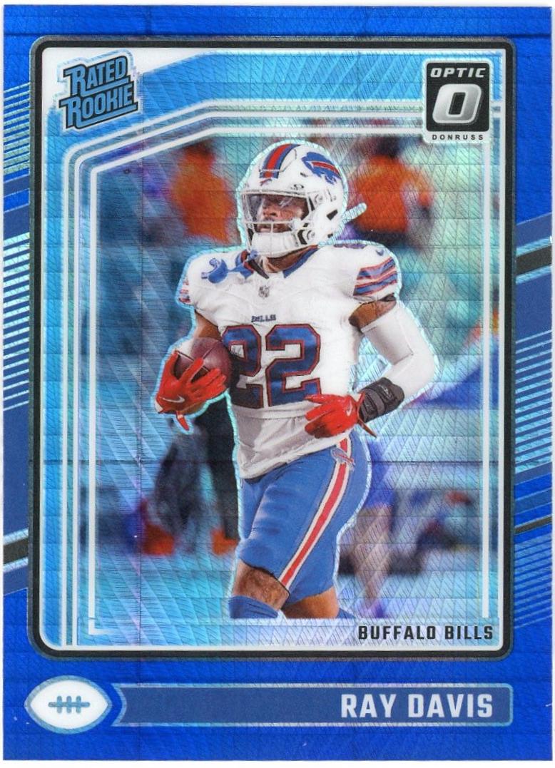 Ray Davis [Blue Hyper] #283 Prices | 2024 Panini Donruss Optic ...