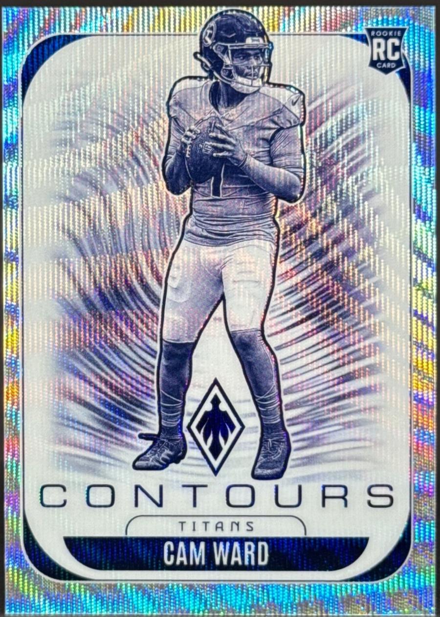 Cam Ward [Wave] #31 Prices | 2025 Panini Phoenix Contours | Football Cards