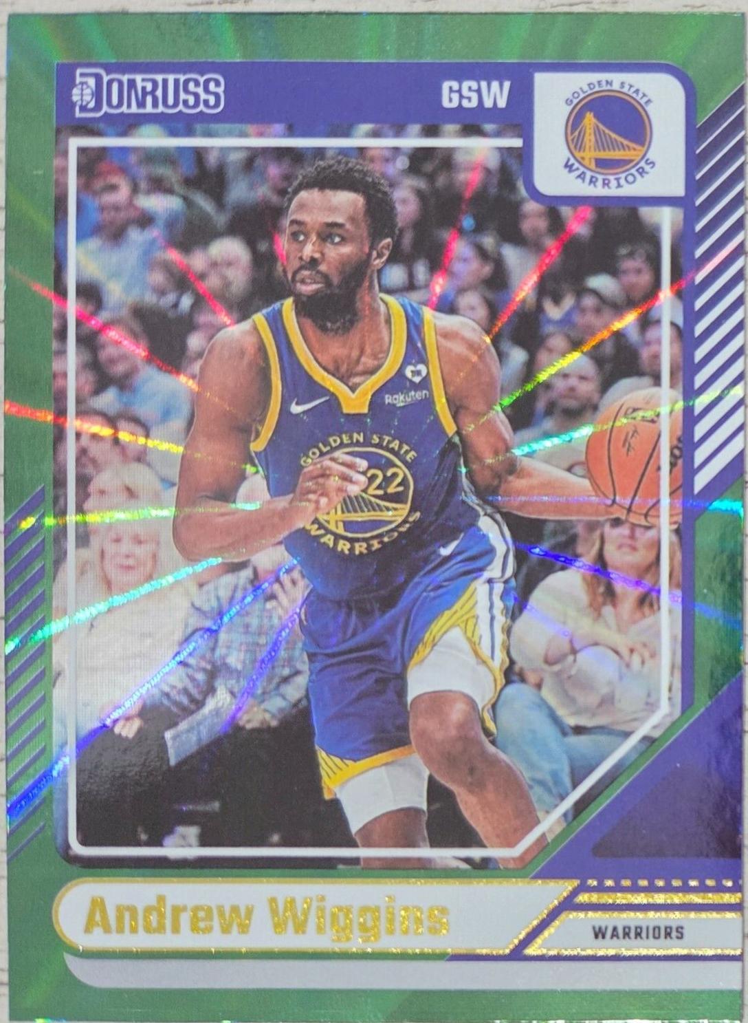 Andrew Wiggins [Holo Green Laser] #169 Prices | 2024 Panini Donruss ...
