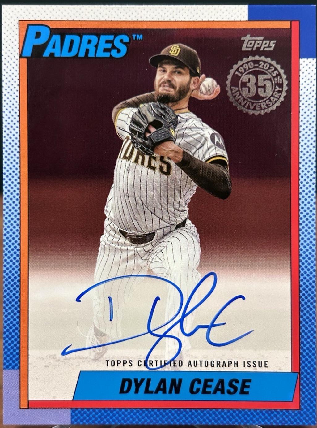 Dylan Cease [Red] #90A-DC Prices | 2025 Topps 1990 Autograph | Baseball ...