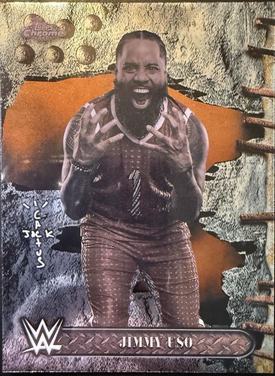 Jimmy Uso #26 Prices | 2025 Topps Chrome WWE x Cactus Jack | Wrestling ...