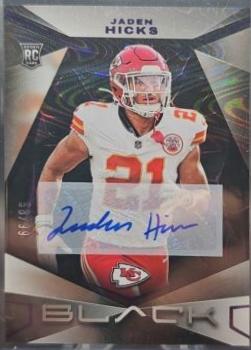 Jaden Hicks [Royal Rookie Autograph] #136 Prices | 2024 Panini Black ...