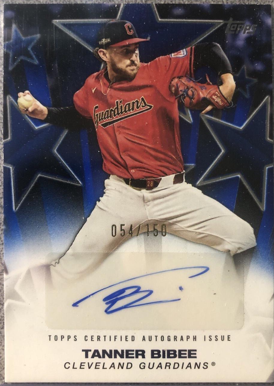 Tanner Bibee [Blue] #BSA2-TB Prices | 2025 Topps Baseball Stars ...