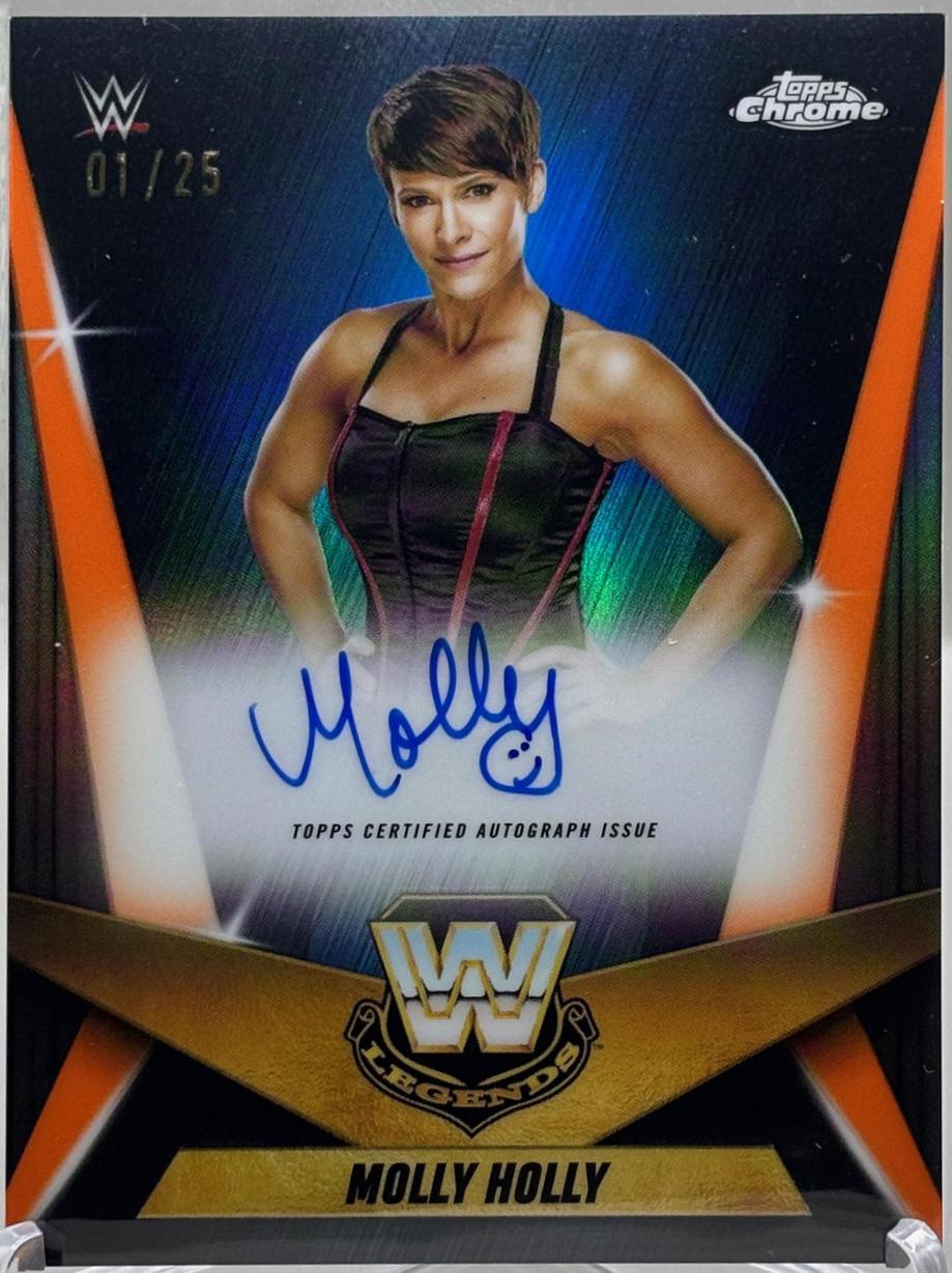 Molly Holly [Orange Refractor] #LCA-ML Prices | 2025 Topps Chrome WWE ...