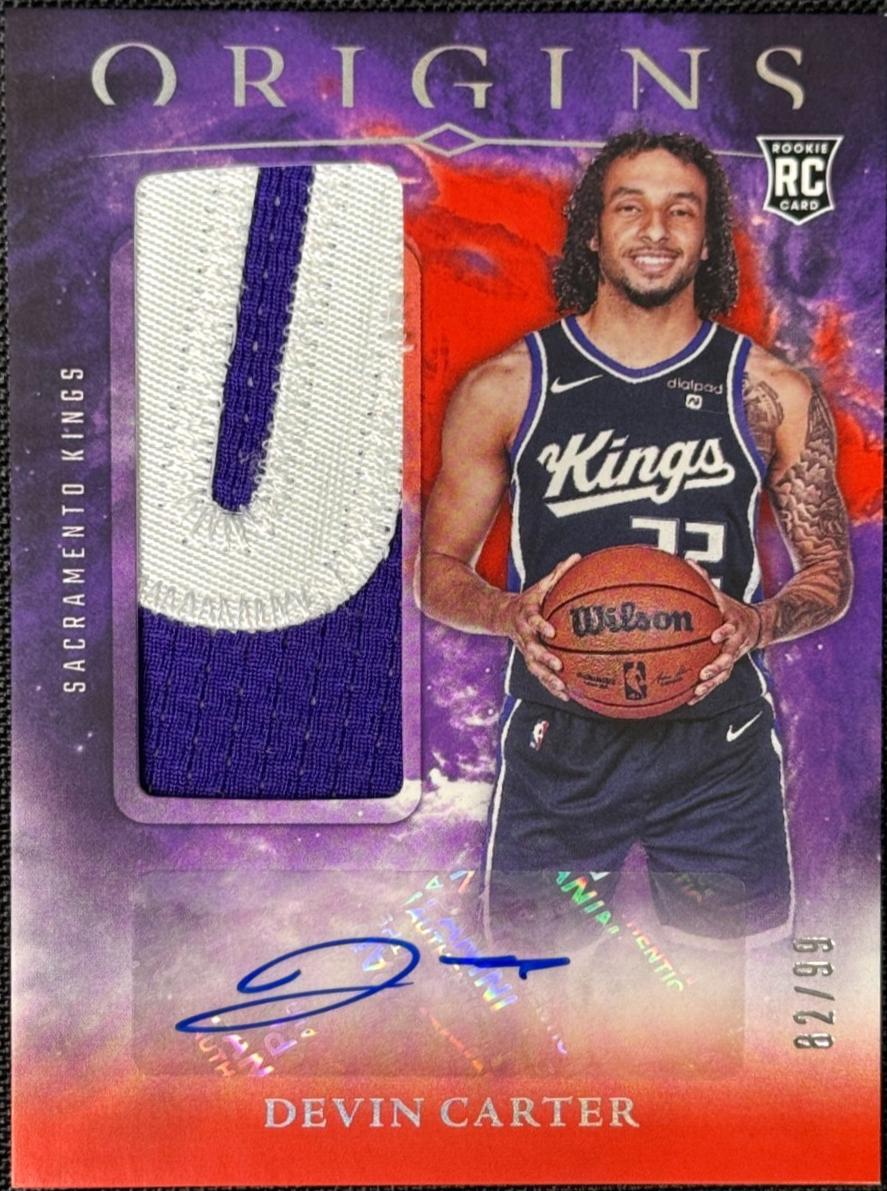 Devin Carter #RJA-DVC Prices | 2024 Panini Origins Rookie Jersey Autograph | Basketball Cards