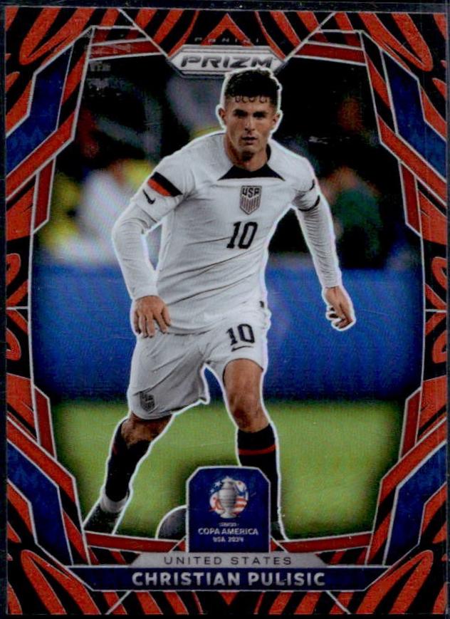 Christian Pulisic [Tiger Stripe] #150 Prices | 2024 Panini Prizm Copa ...