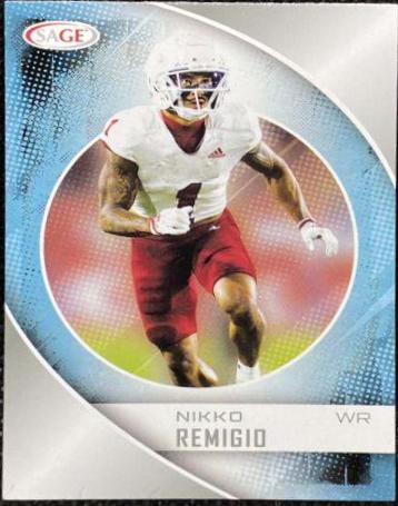 Nikko Remigio [Silver] #69 Prices | 2023 Sage | Football Cards
