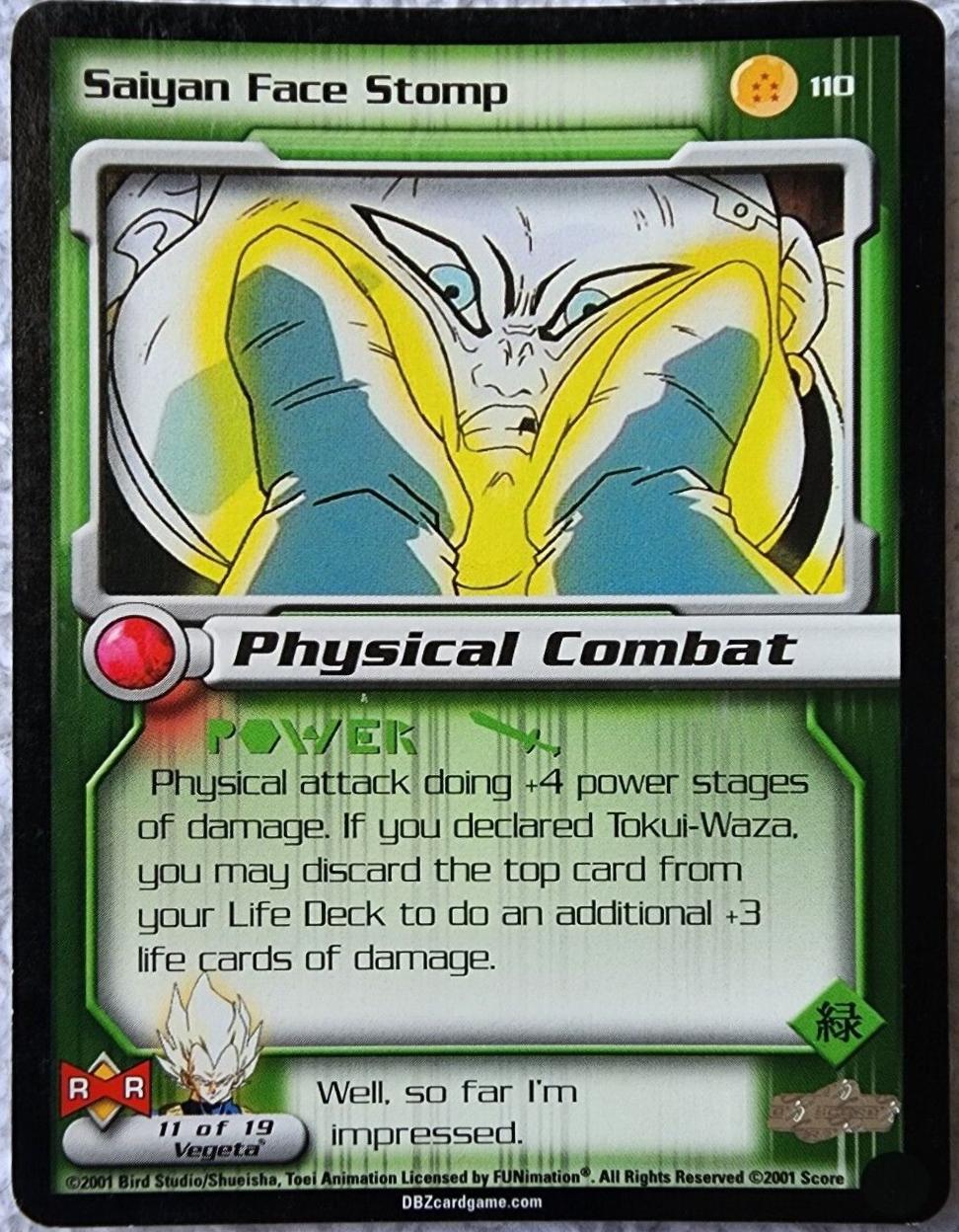 Saiyan Face Stomp 110 Prices | Dragon Ball Z Android Saga | Dragon Ball ...