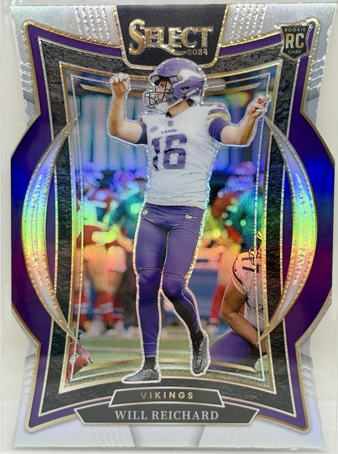 Will Reichard [Silver Prizm Die-Cut] #21 Prices [Rookie] | 2024 Panini ...