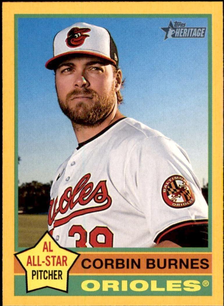 Corbin Burnes [Yellow Border] #140 Prices | 2025 Topps Heritage ...