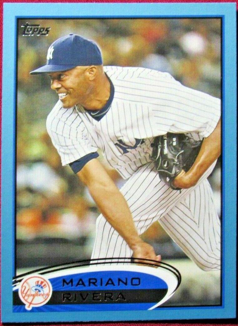 Mariano Rivera [Wal Mart Blue Border] #180 Prices | 2012 Topps ...