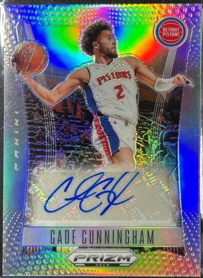 Cade Cunningham [Silver] #DS-CAD Prices | 2023 Panini Prizm Deca ...