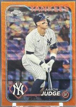 Aaron Judge [Orange Refractor] #50 Prices | 2024 Topps Chrome ...